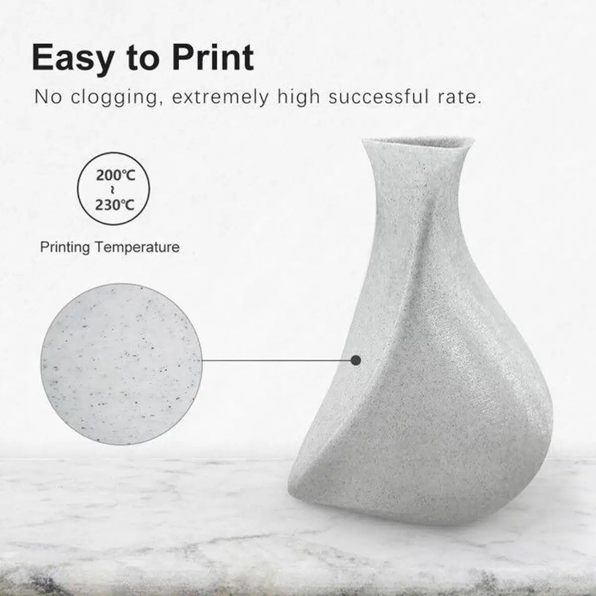 PLA Marble 3D Printer Filament - SUNLU - MechBlock