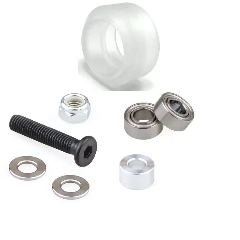 Mini V Wheel Kit Unassembled - MechBlock
